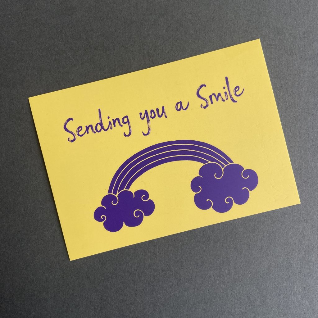 Sending You a Smile | Positive Postcard To Send To a Friend - Letters ...